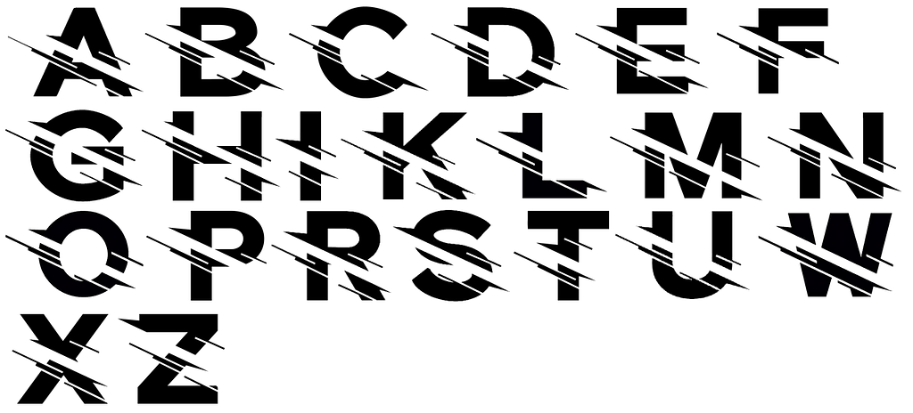 Can you help identifying the slashed/glitch font? - Font Identification ...