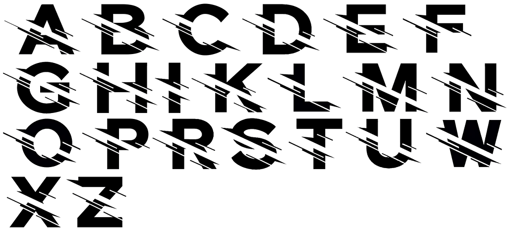 Can you help identifying the slashed/glitch font? - Font Identification ...